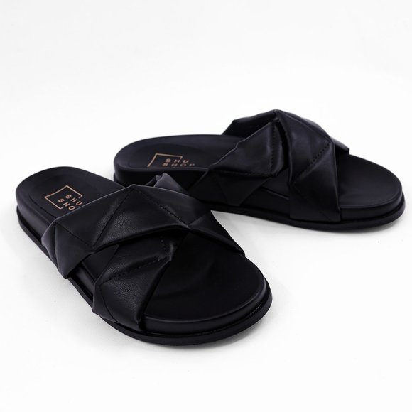 ShuShop | Shoes | Nib Shushop Dee Dee Slide Sandal Black Various Sizes ...